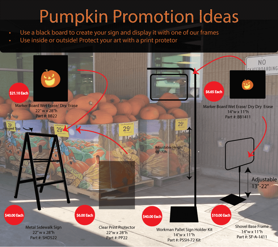 Pumpkin Promotion Ideas - The Global Display Solution™