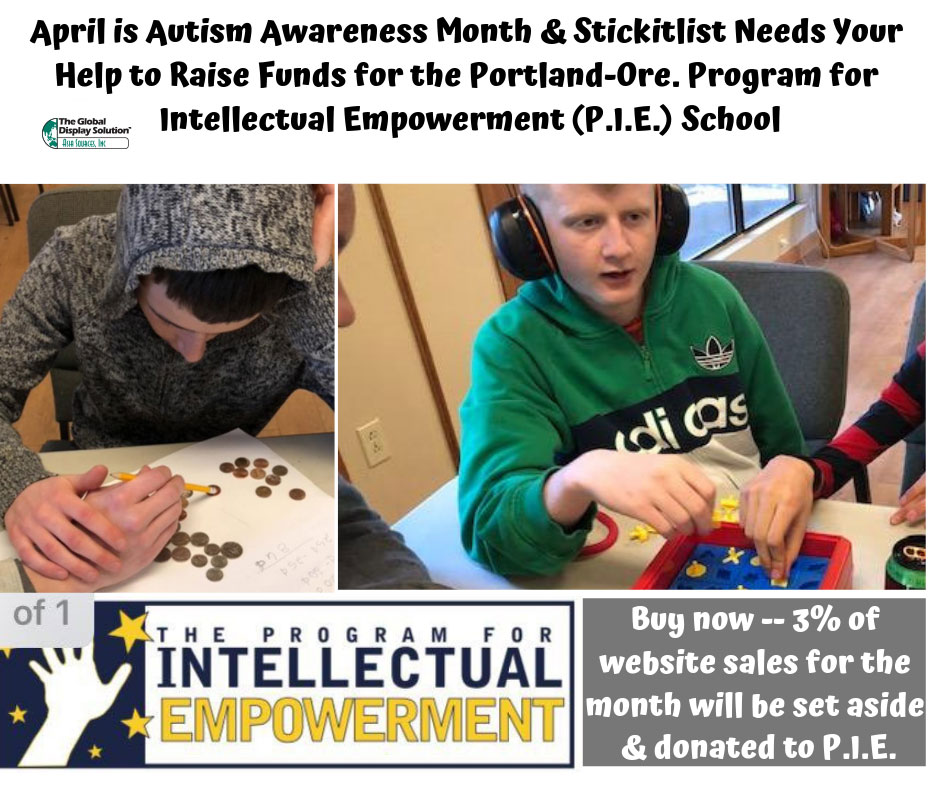 Autism Awareness Month Fundraiser - The Global Display Solution™